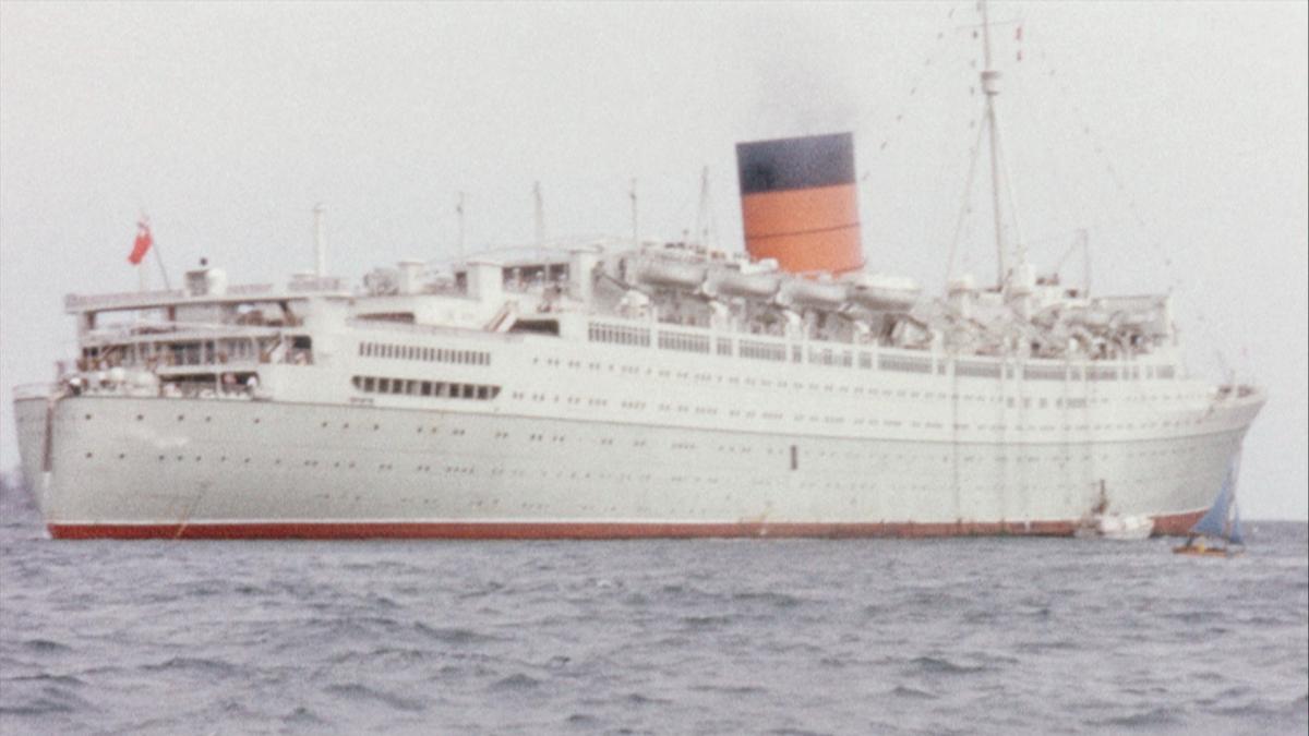 Watch Visit of RMS Caronia to Bangor online - BFI Player