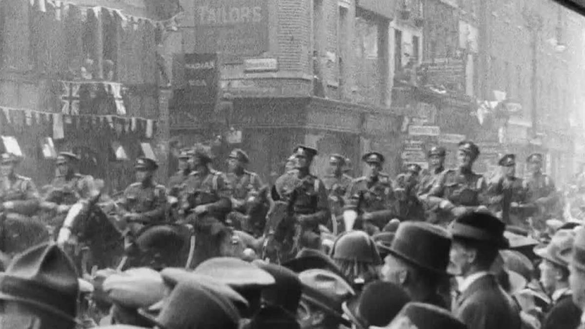 Watch Victory March Past of Overseas Troops through London online - BFI ...