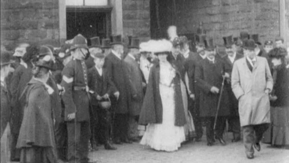 Watch Visit of Sir George Cotton at Accrington (1902) online - BFI Player